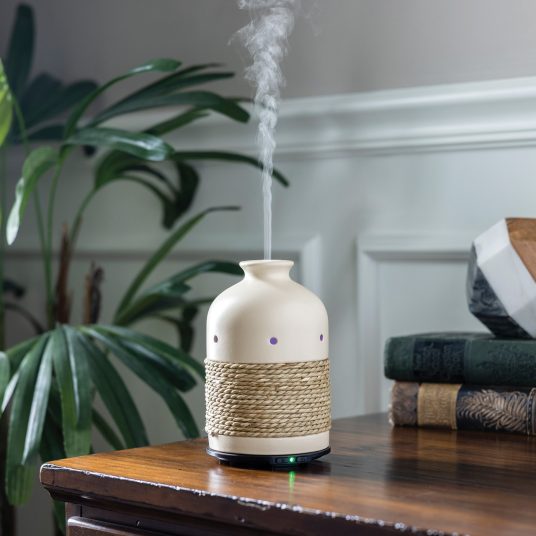 Ceramic And Rope Airome Ultra Sonic Essential Oil Diffuser | Jessi ...